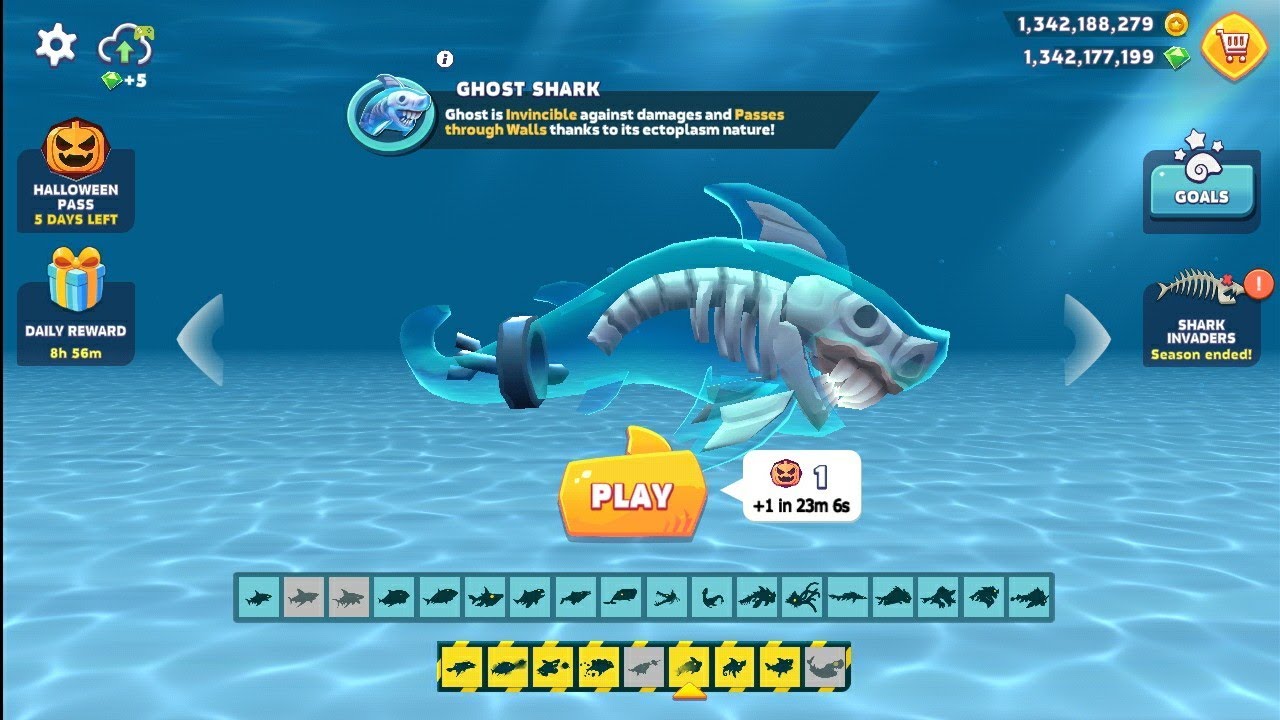 GHOST SHARK HUNGRY SHARK EVOLUTION UBISOFT ORIGINAL GAMES @ShahbazKhan ...