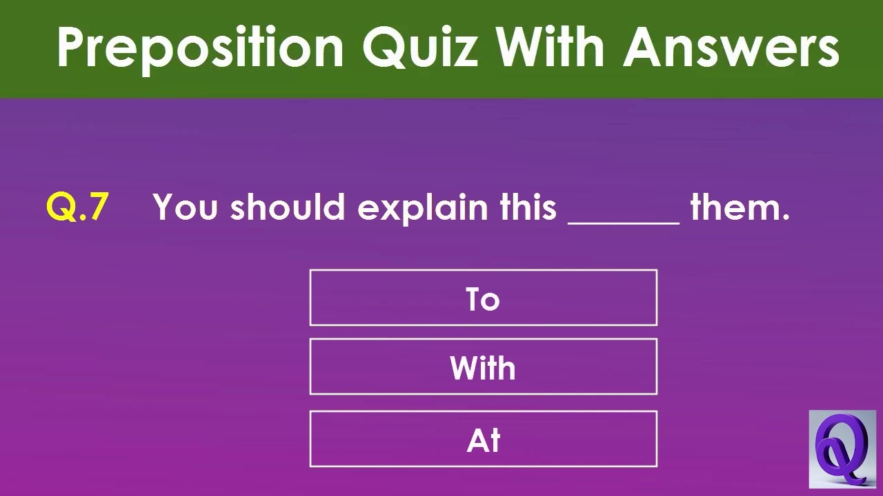 🎯 Choose the Right Preposition! (Grammar Quiz with Answers) - YouTube