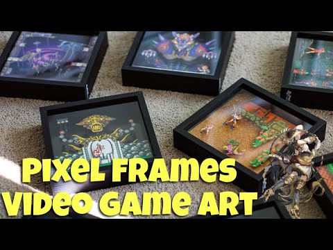 Pixel Frames Video Game Art - YouTube