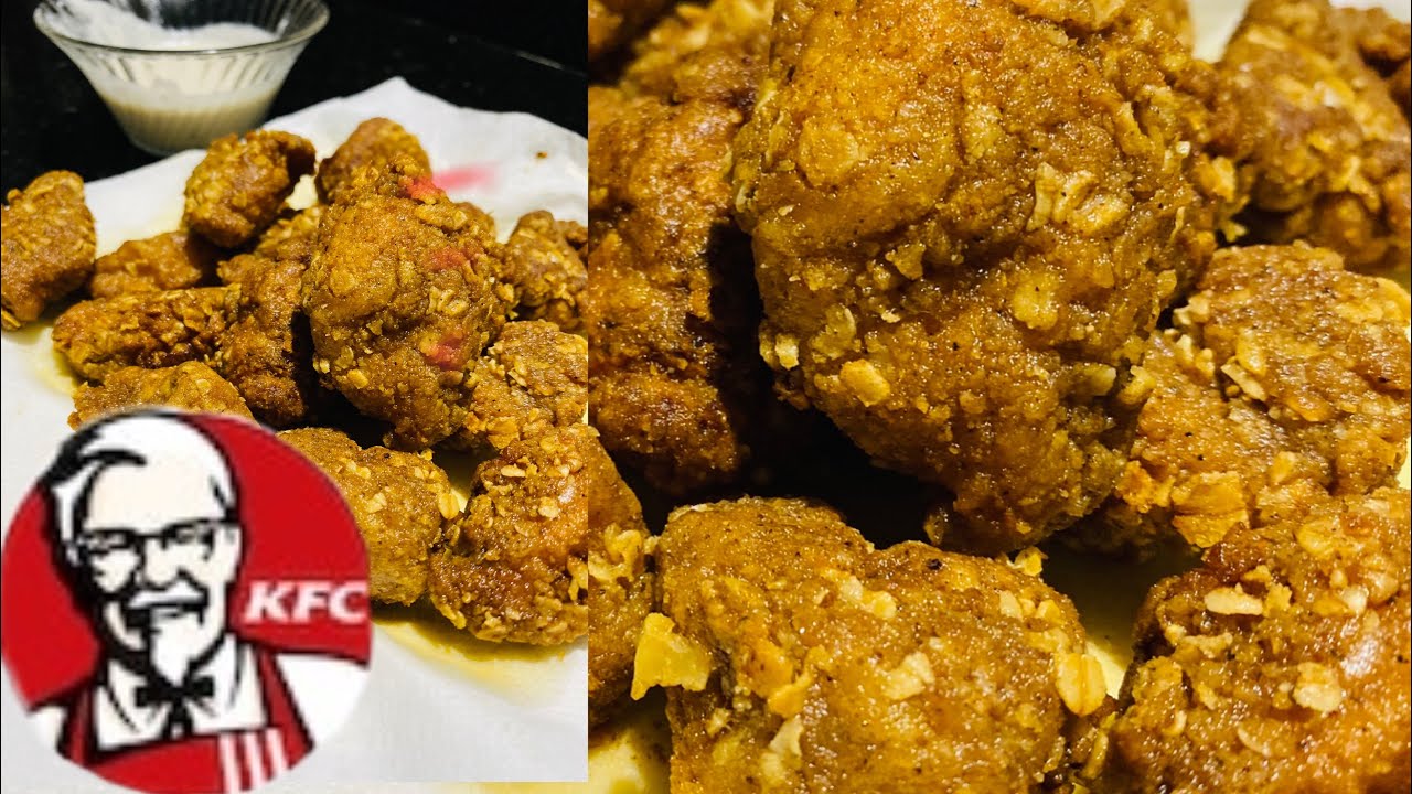 KFC style||chicken pops||at home||tender and crispy||finger licking ...