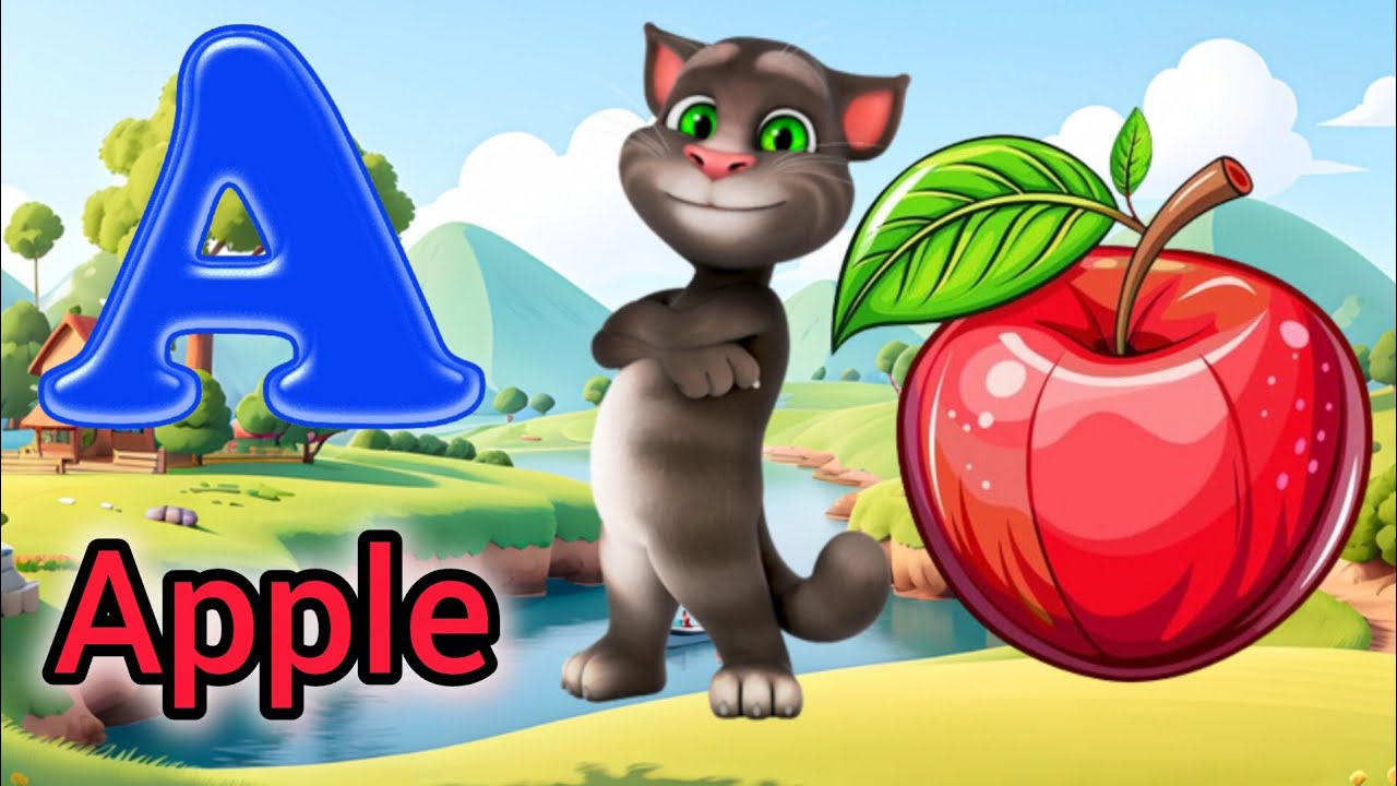 Learning ABCD Letters and Basic English Vocabulary | Toddlers learnin ...