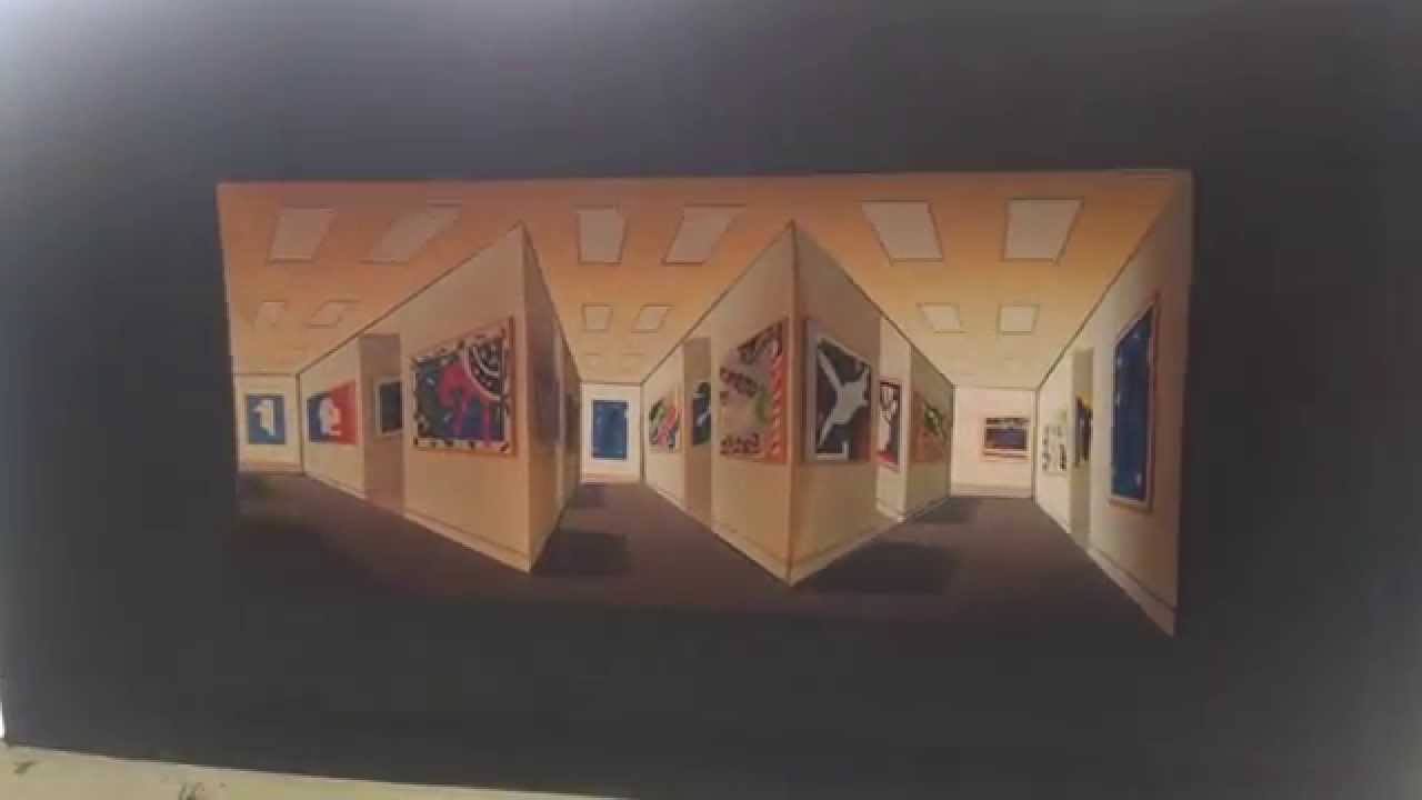 reverse perspective artwork. - YouTube
