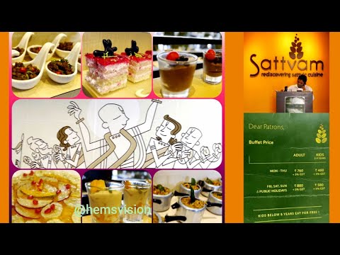 Best Veg restaurant | Sattvam Whitefield | Veg Buffet | Kannada Vlog ...