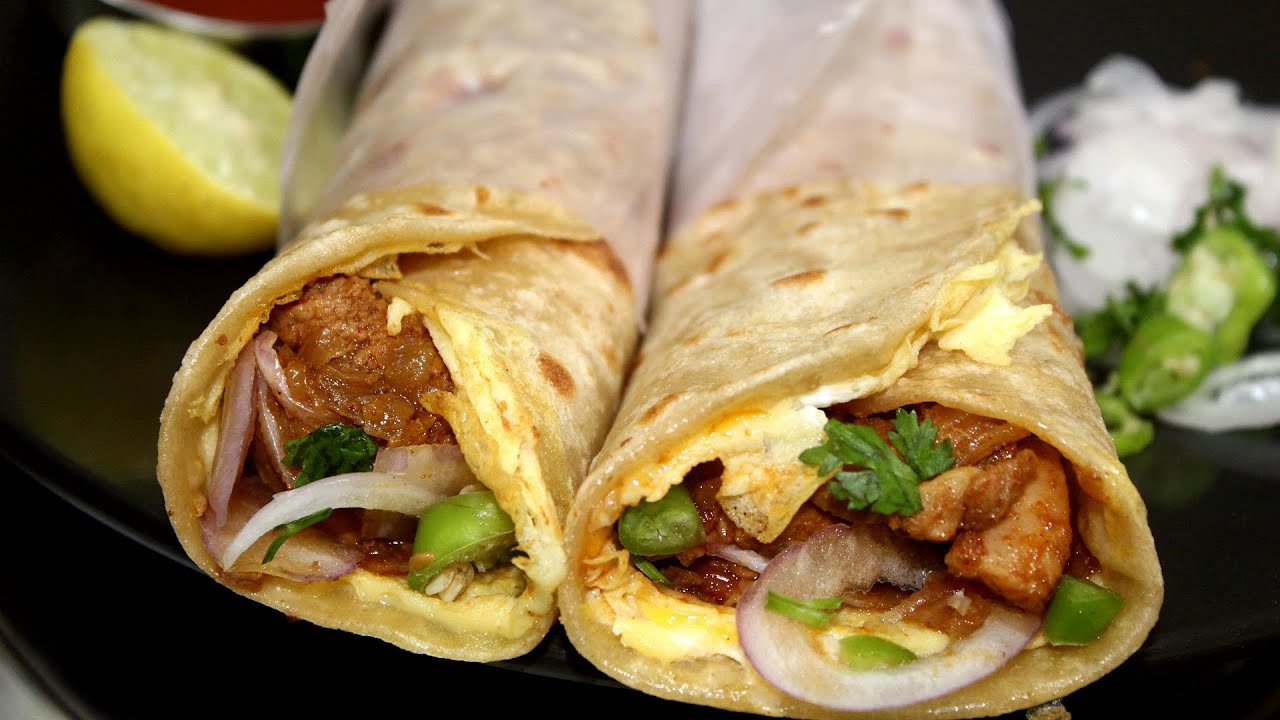 சிக்கன் ரோல்/ Chicken Frankie In Tamil/ How To Make Chicken Roll Recipe ...