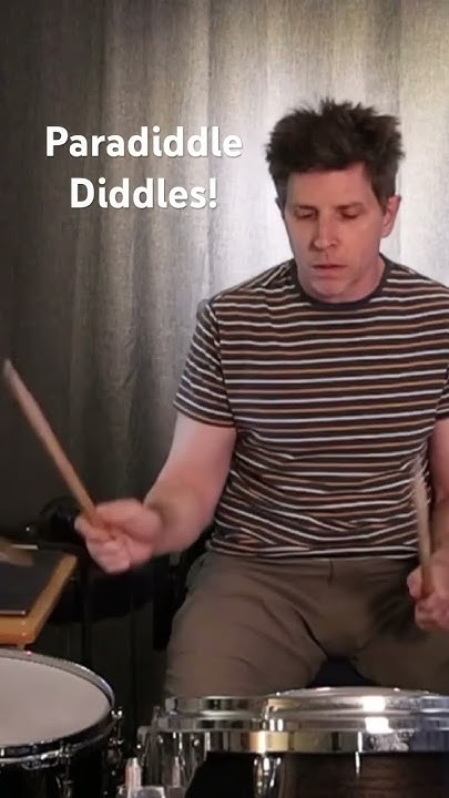 How to play Paradiddle diddle/paradiddle diddle drum fills/paradiddle diddle jazz/rudiment drum ...