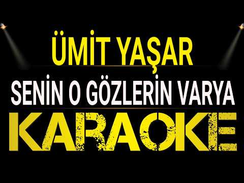 Ümit Yaşar - Senin O Gözlerin Varya / Karaoke / Md Altyapı / Cover / Lyrics / HQ