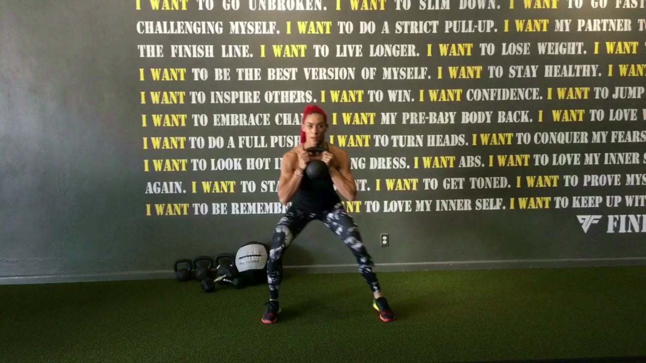 KB Low Squat Side Step - YouTube