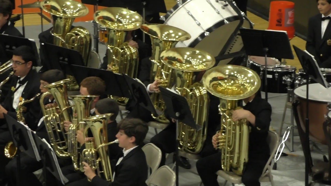 Bumpus Middle School Symphonic Band - Spring 2016 Concert - YouTube