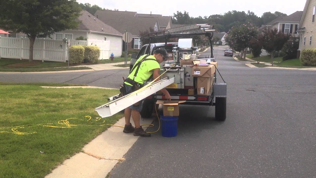 Iron Man Gutter Machine - YouTube