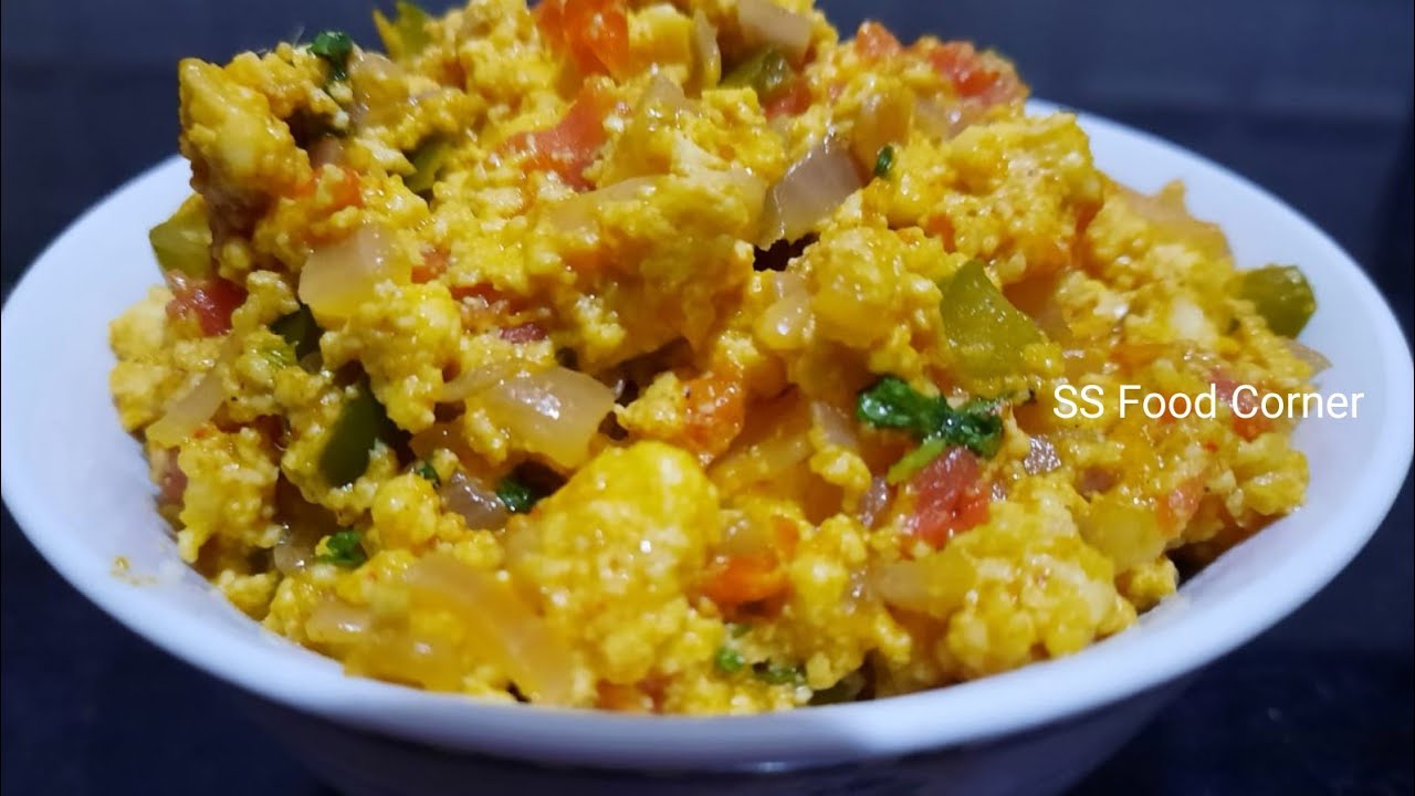 Paneer podimas | Scrambled Paneer | Dish for chappati and dosa | Paneer ...
