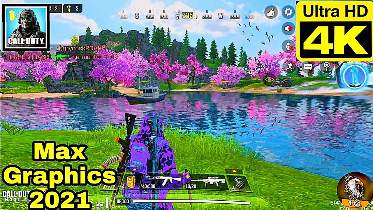 Call Of Duty Mobile | Ultra Max Graphics | Very High Graphics 4k Video ...
