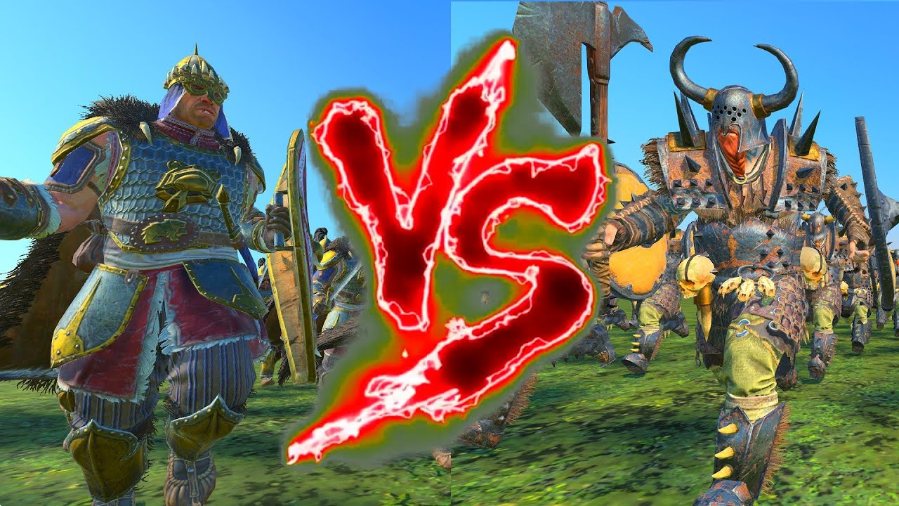 Tzar Guard VS Marauder Champions. Total War Warhammer 3 - YouTube