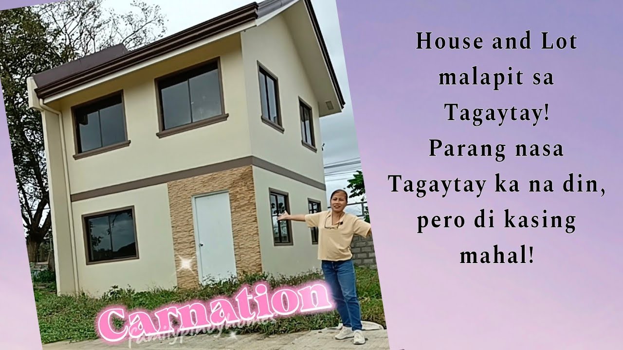 CARNATION SINGLE ATTACHED HOUSE by Axeia, near Tagaytay - YouTube