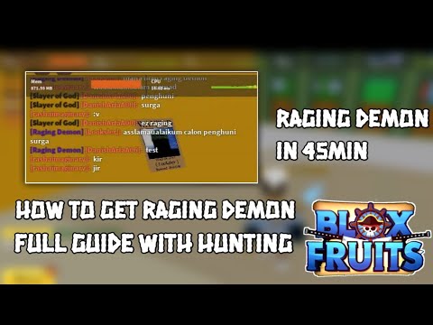 HOW TO GET "RAGING DEMON" TITTLE *45min get raging:D* | BLOX FRUITS ...