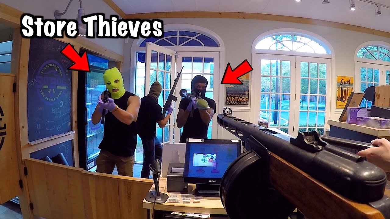 Thieves Try To Rob My Store - YouTube
