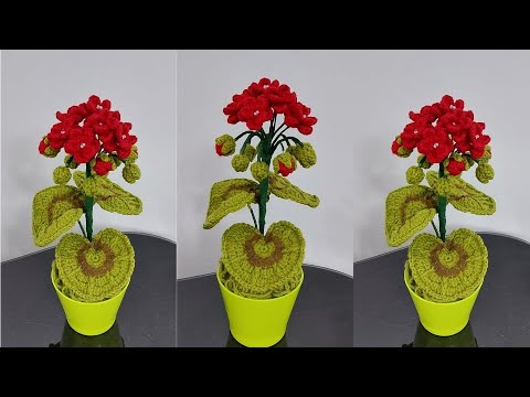 Floarea de muscata crosetata Partea a-II- a - YouTube