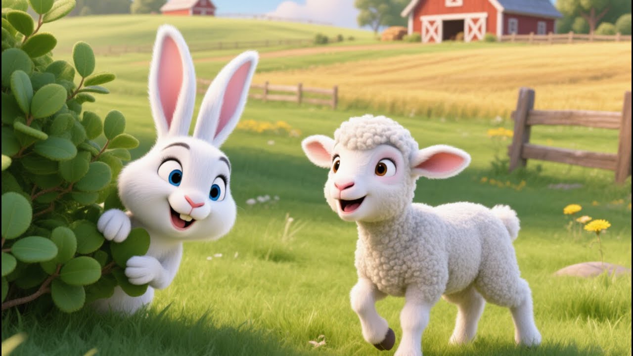 Little Lamb Song 🐑 | Baa Baa Kids Song | Cute Animal Song for Children ...
