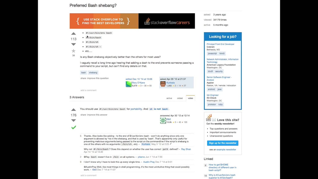 Shebang For Bash Youtube
