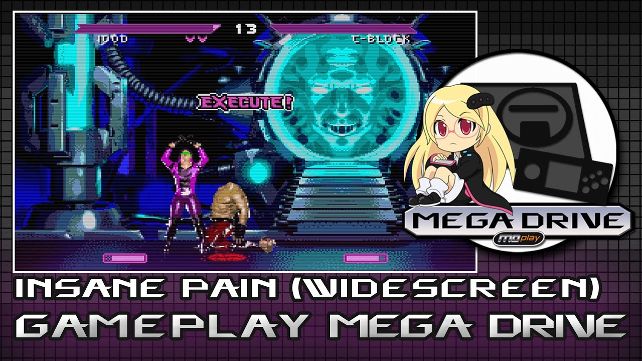 INSANE PAIN - (BETA) FULL GAMEPLAY in Widescreen for SEGA GENESIS ...