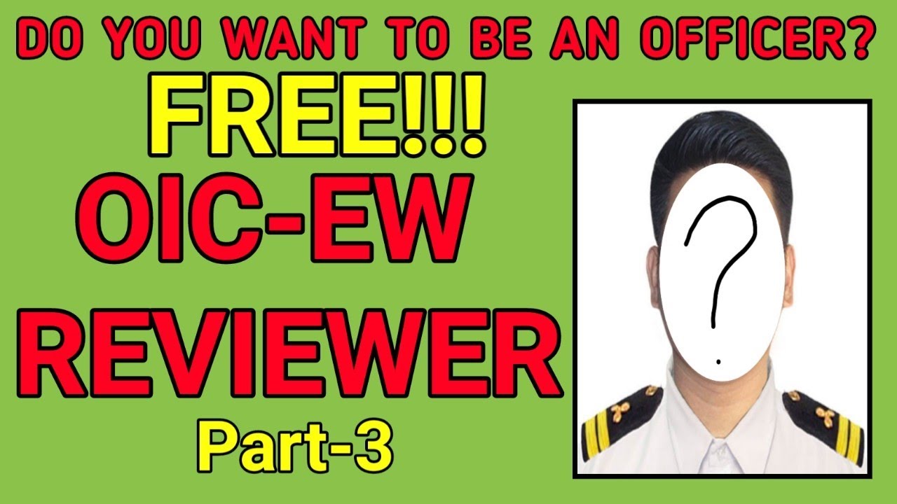 Marina Licensure Exam Reviewer/oic ew exam/oic-ew marina - YouTube