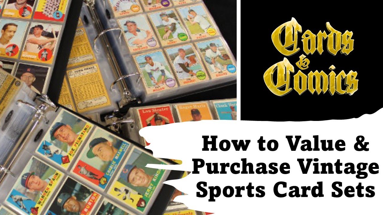 How to Value & Purchase Vintage Sports Card Sets - YouTube
