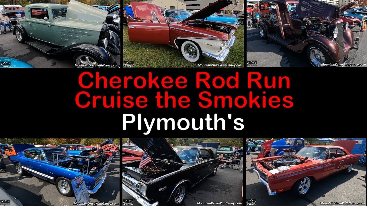 10/14/23 Cherokee Rod Run Cruise the Smokies Plymouth's #plymouth # ...