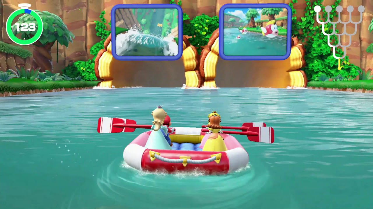 SUPER MARIO PARTY --RIVER SURVIVAL--#2 (NORMAL) NORMAL OAR - YouTube