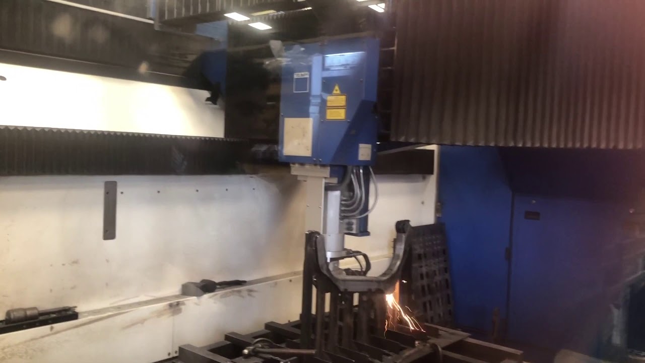Trumpf TLC Cut 5axis Laser - YouTube