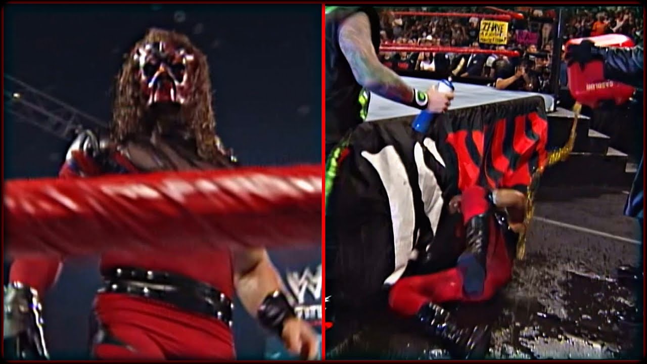 The Undertaker Tries To Set Kane On Fire 1999! - YouTube