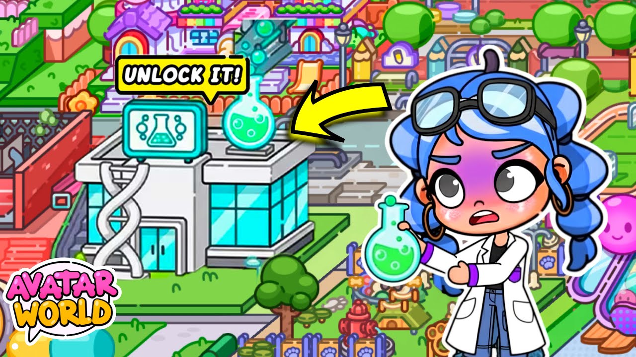 WOW 🤩 SCIENCE LAB IN AVATAR WORLD!?😱SECRETS AND BUGS - YouTube