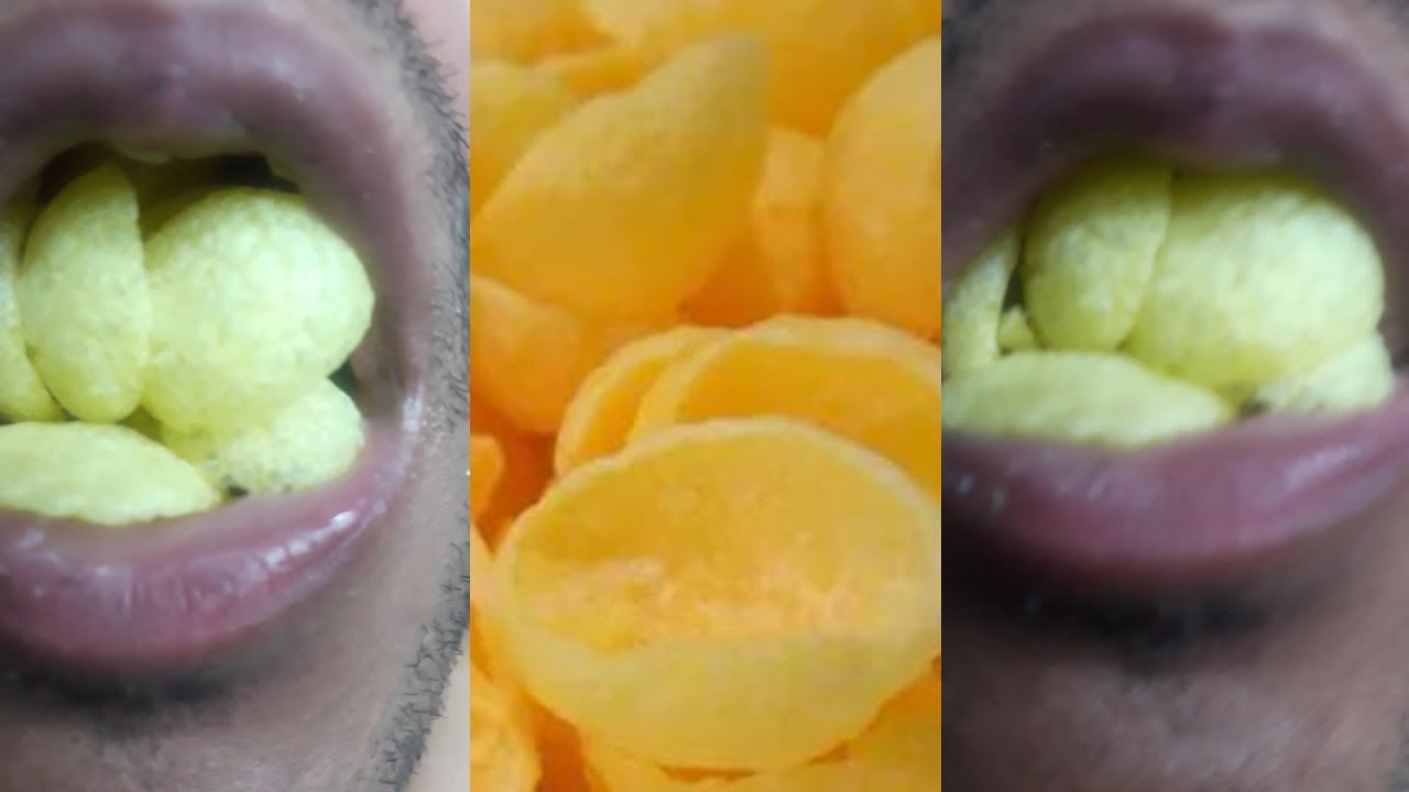 Asmr eating chips listening to chewing sounds - YouTube