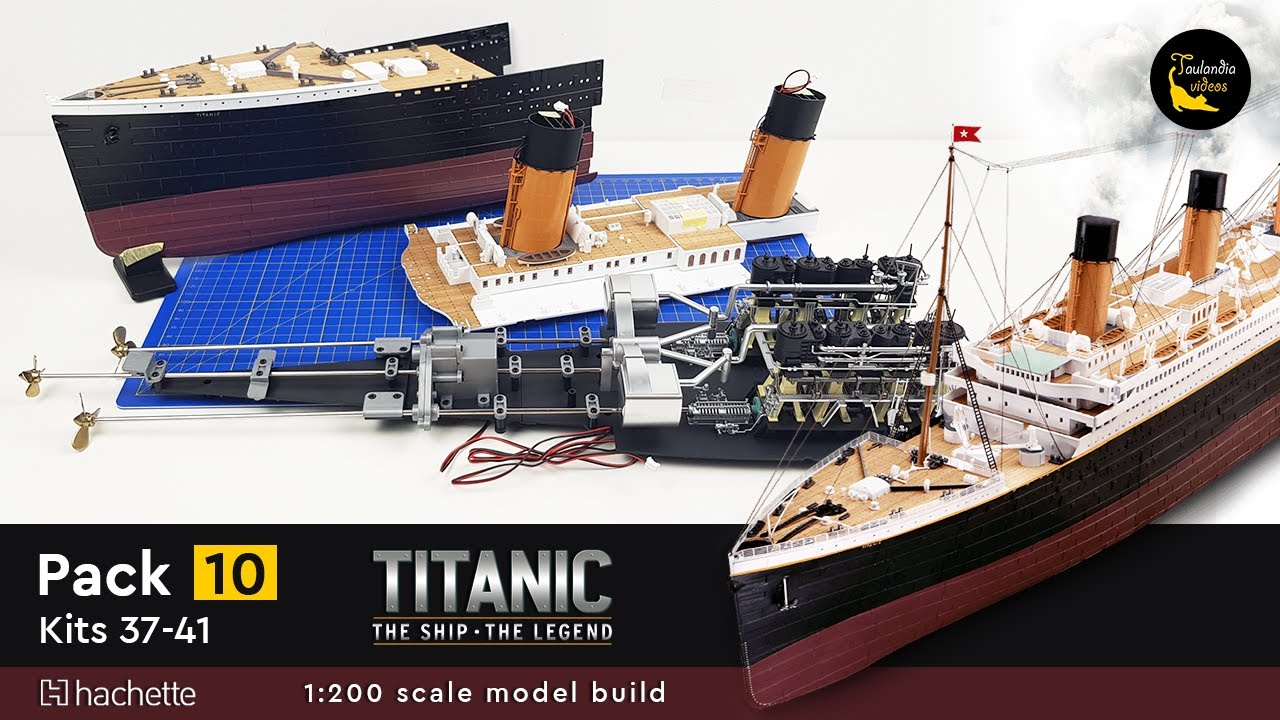 Hachette Build the 1:200 scale RMS Titanic - kits 37-41 (pack 10) # ...