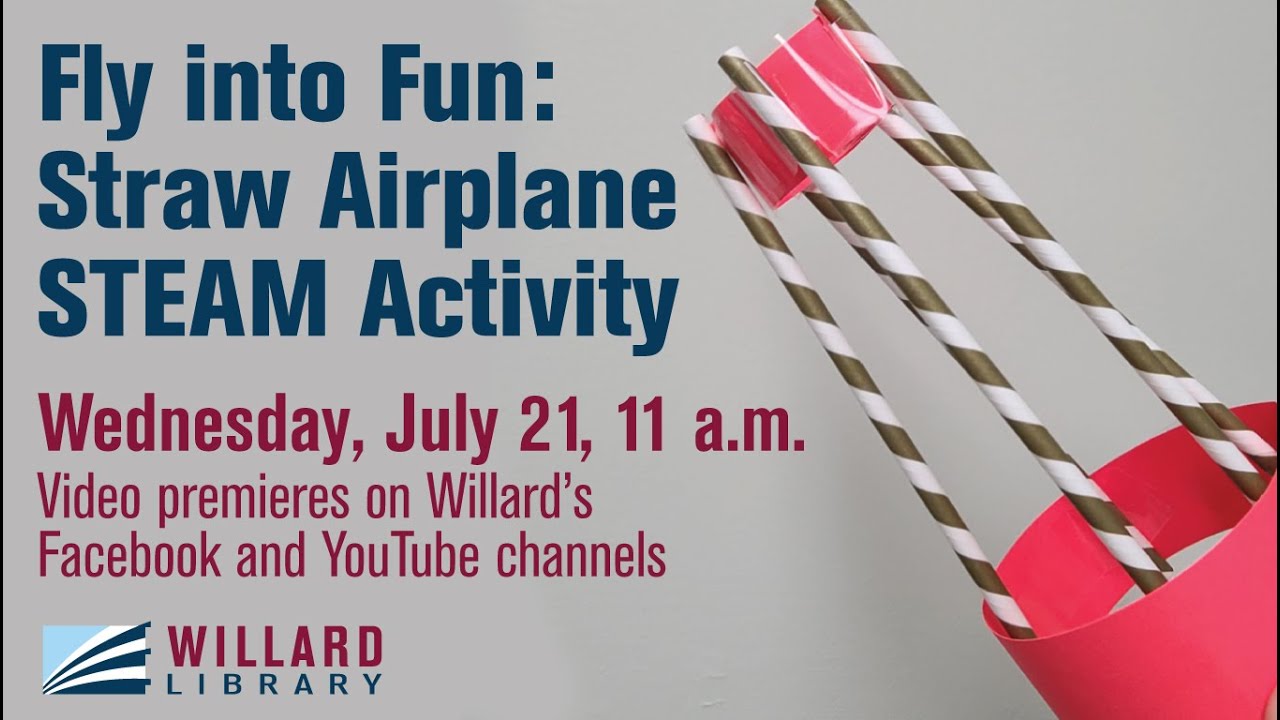 Fly into Fun: Straw Airplane STEAM Activity - YouTube