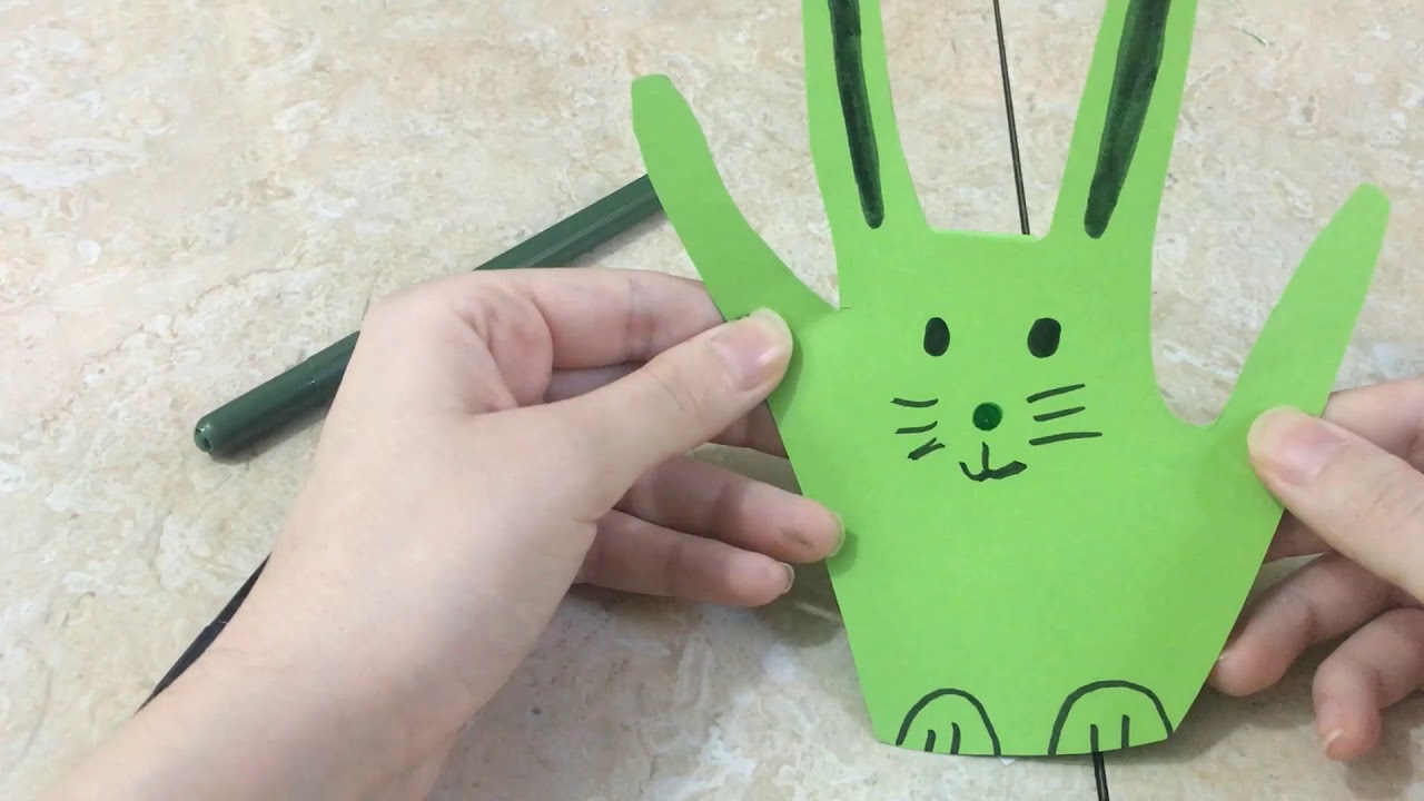 Conejo mano | Manualidades para niños - YouTube