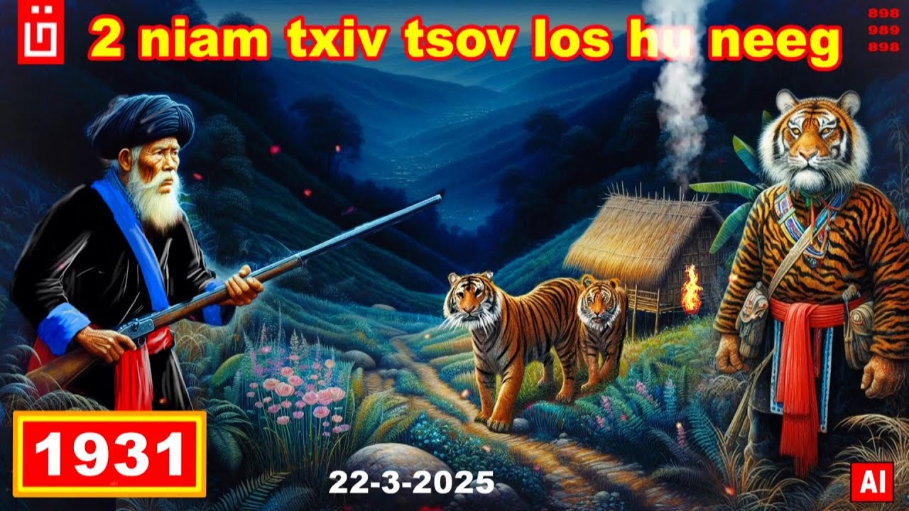 dab hais hmoob - 1931 - 22-3-2025 2 niam txiv tsov los hu neeg, 2 ผัว ...