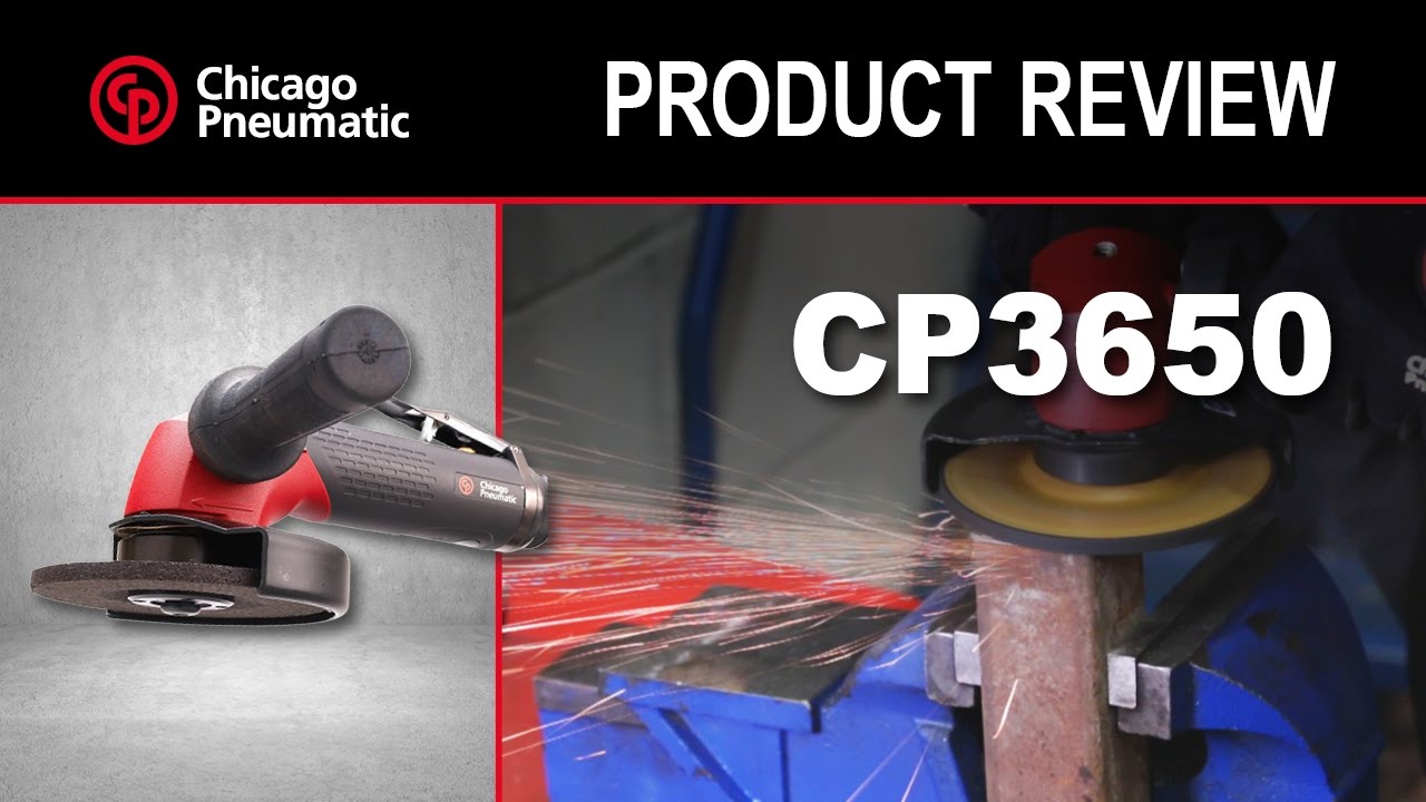 Industrial angle grinder CP3650 - YouTube
