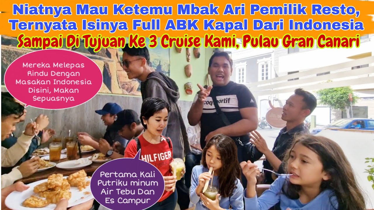 Diluar Dugaan, Kaget Isinya Penuh Dengan Crew Kapal Dari Indonesia - YouTube