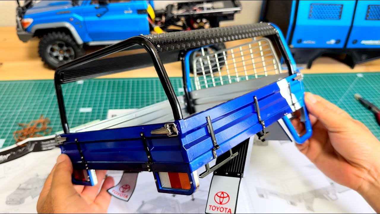 TOYOTA Land Cruiser LC70 (BRX01) Killerbody & rear bucket Build | 1/10 ...