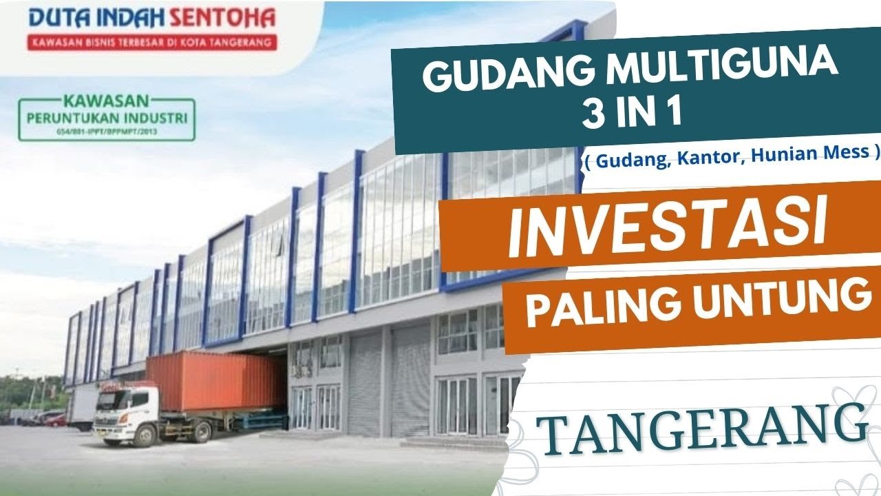 GUDANG MULTIGUNA 3 in 1 DI TANGERANG - YouTube