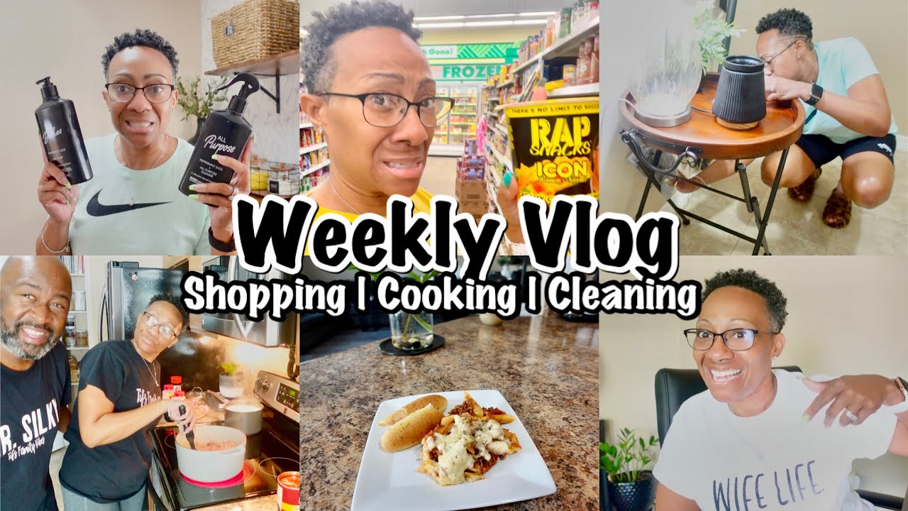 WEEKLY VLOG | DOLLAR TREE SHOP WITH ME | CLEAN & COOK WITH ME ...