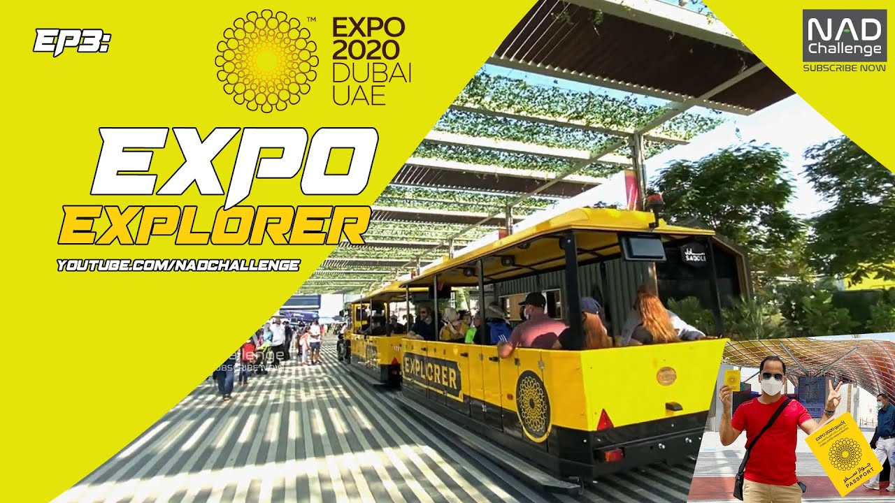 EP3: Expo Explorer Train | Free Train ride | The world's First Air ...