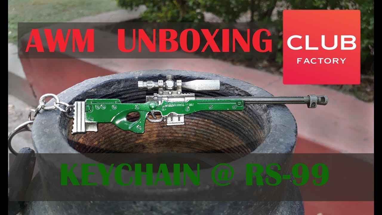 Pubg | AWM | Club Factory | Keychain | Unboxing & Review | Unbox ...