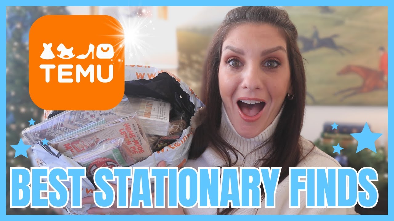 BIG SALE! TEMU STATIONARY HAUL | BEST JUNK JOURNAL and STATIONARY FINDS ...