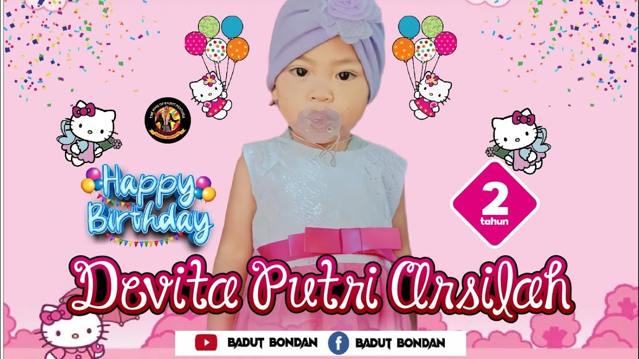 ultah (2) Devita putri arsila-Badut Bondan - YouTube