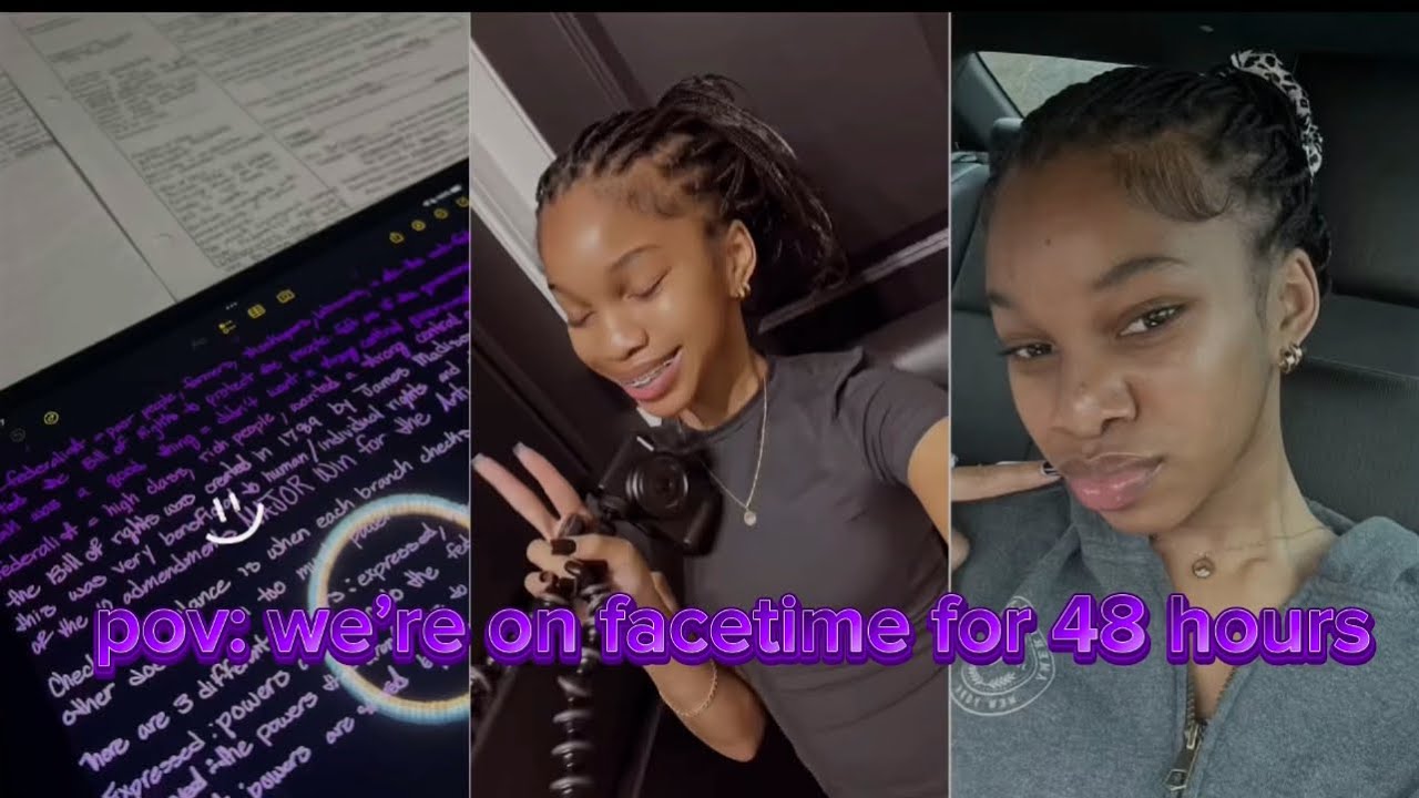 POV: we’re on facetime for 48 hours ୨୧ | quick target stop | chit chat ...