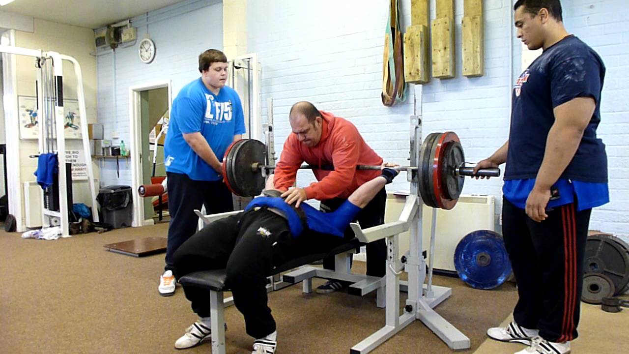 richard balderston 220kg bench - YouTube