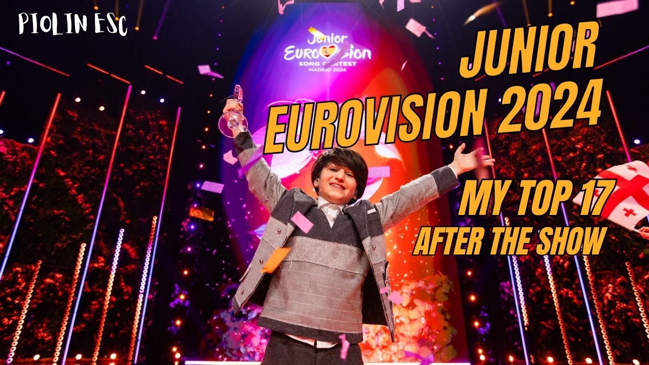 JESC 2024 - My Top 17 (After the Show) | PIOLIN ESC - YouTube
