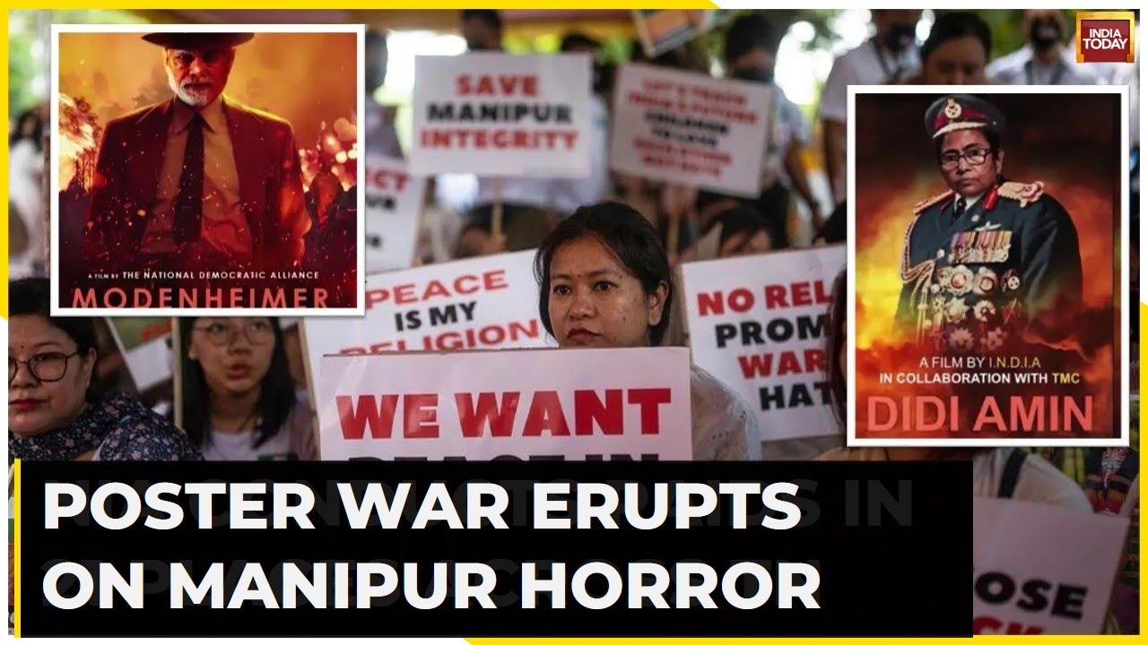 Manipur: Poster War Between BJP And Opposition Erupts As Politics Peaks ...