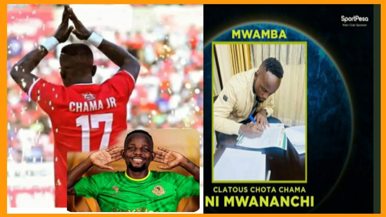 🔴YANGA SC Rasmi wamtangaza Mwamba wa Lusaka CLOUTUS CHAMA akitokea ...