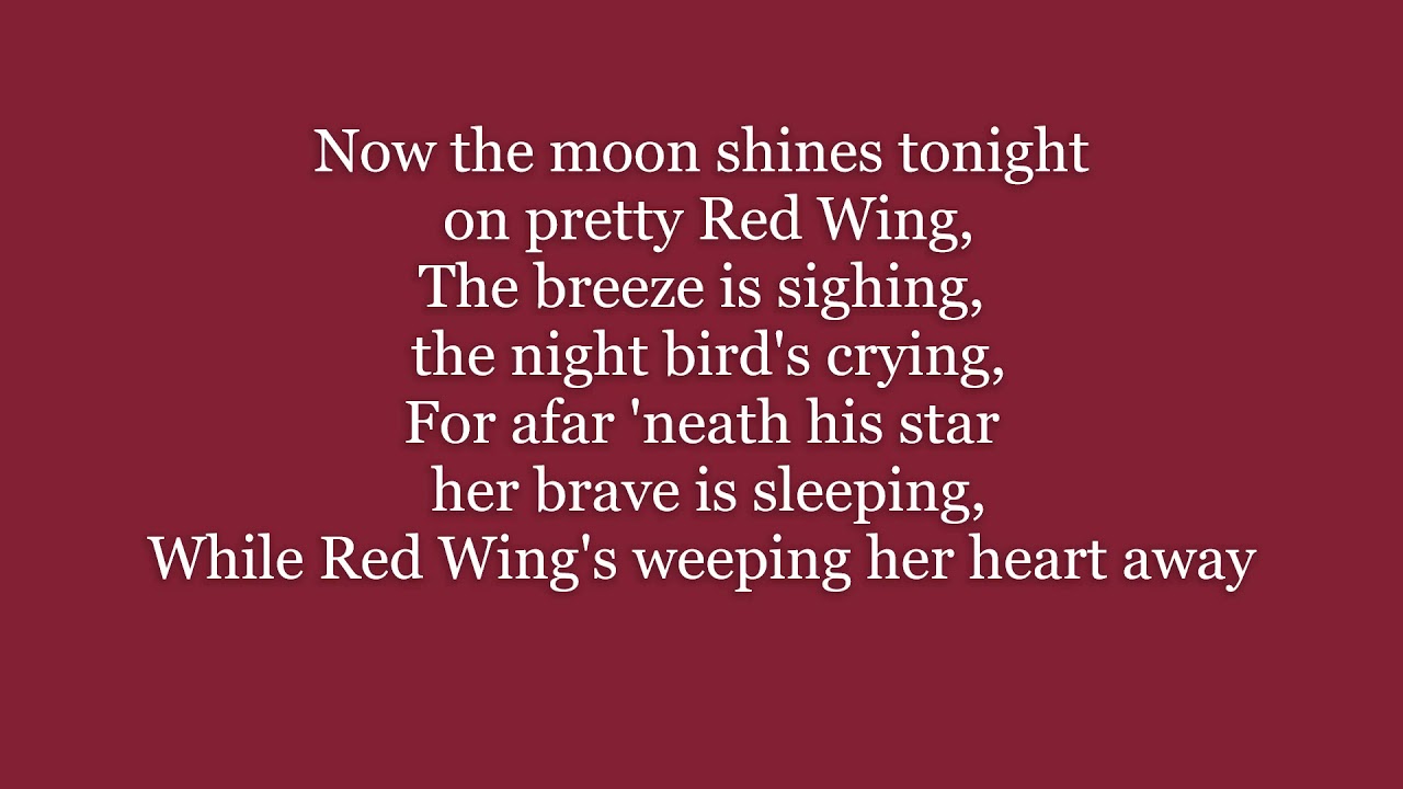 RED WING Lyrics Words trending Indian sing along music song - YouTube